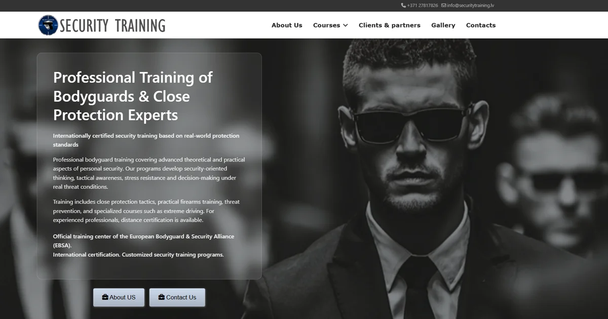 Professional Bodyguard Training & Close Protection Courses | EBSA